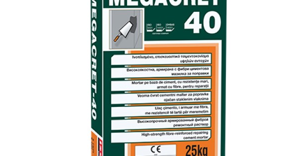 Isomat Megacret-40 High-Strength, Fiber-Reinforced, Cementitious Repair ...