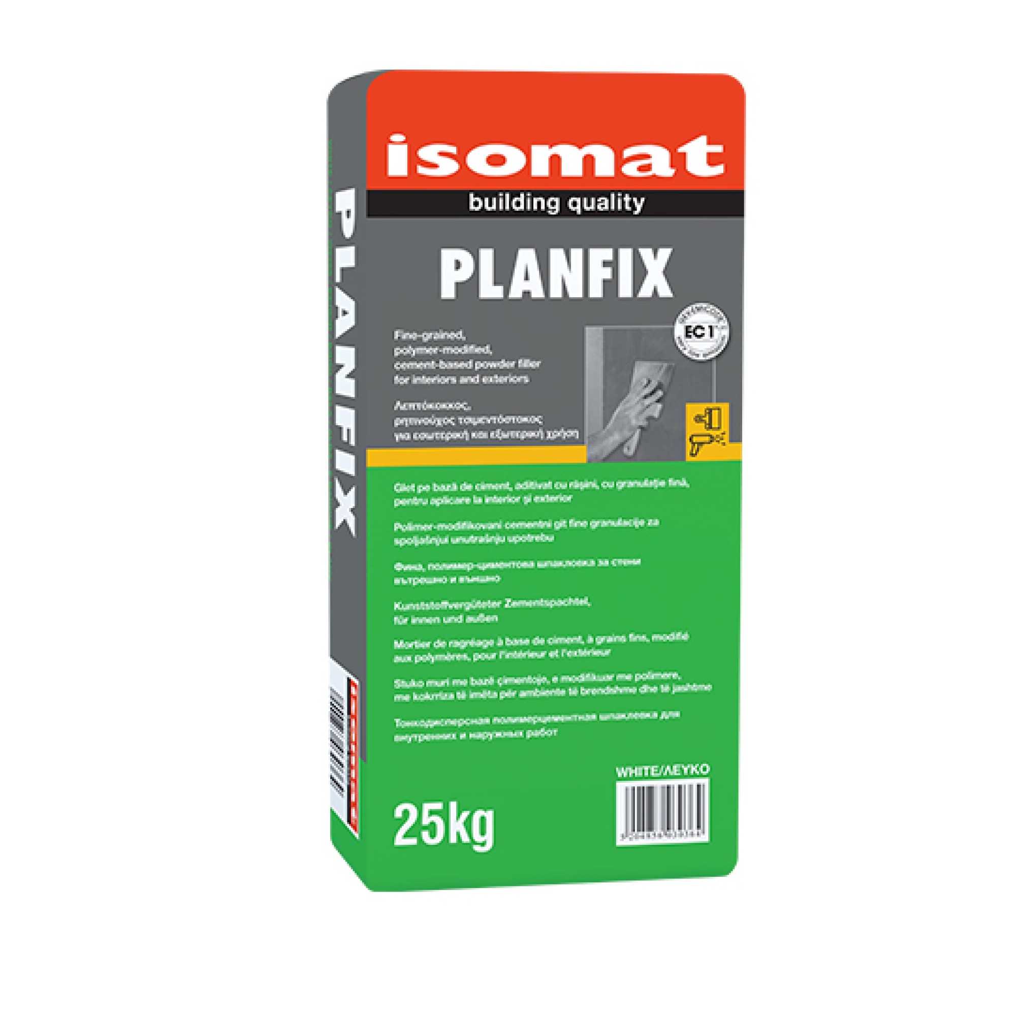 Isomat Planfix Fine-Grained, Polymer-Modified, Cement-Based Powder ...