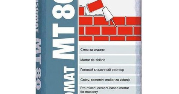 Isomat MT-80 Cementitious Μortar for Μasonry Construction Grey 25kg