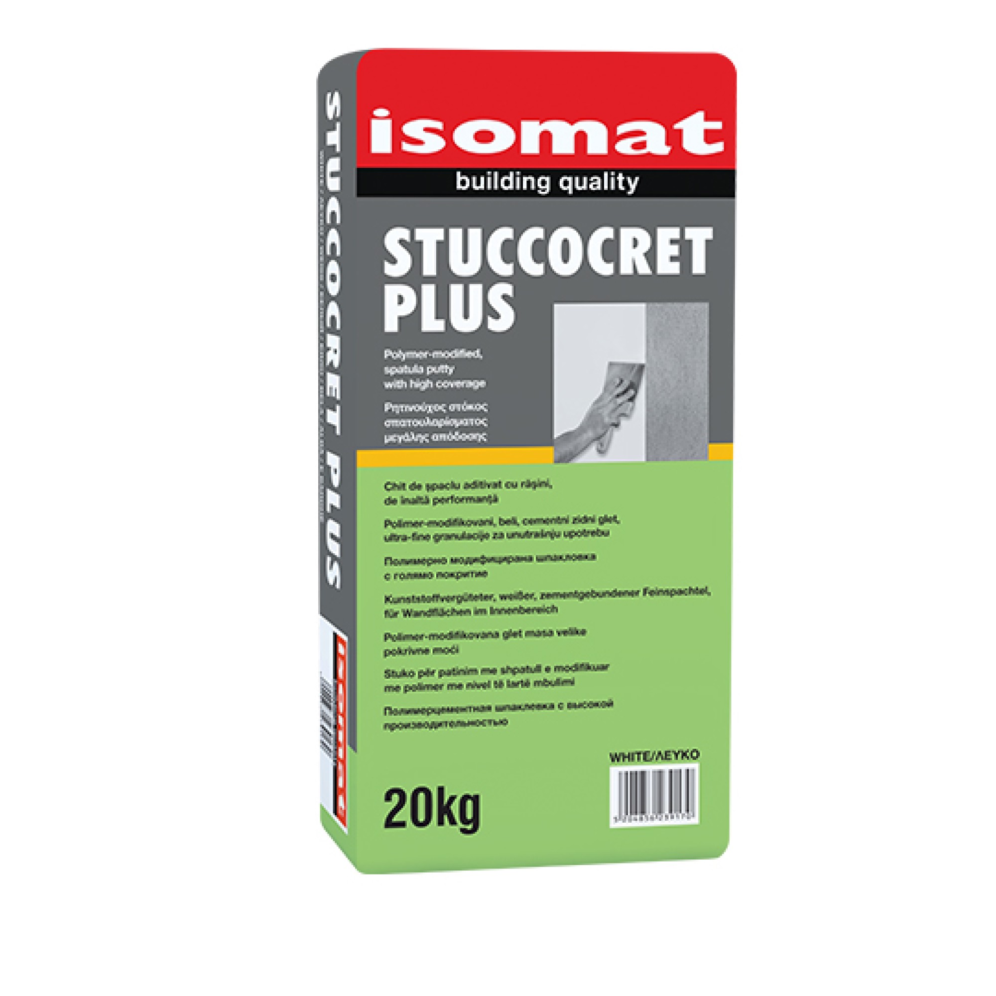 Isomat Stuccocret Plus Cement-based Polymermodified Powder Filler 20kg