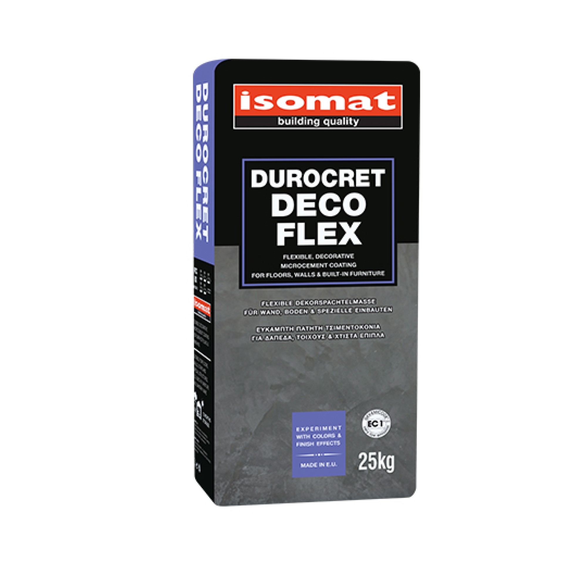 Isomat Durocret Deco Flex Fiber-Reinforced and Polymer-Modified Cement ...