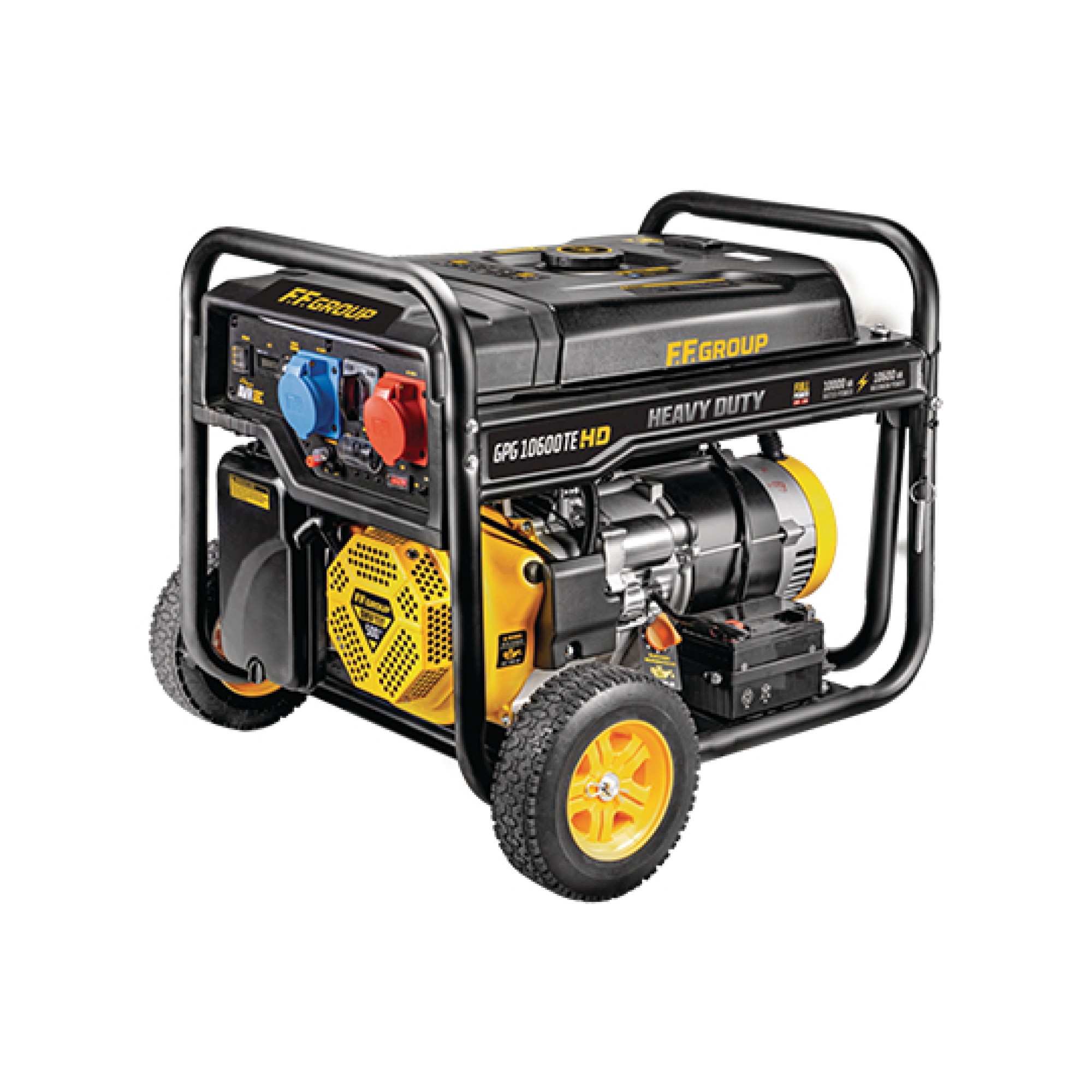 Wheeled HD Petrol Generator GPG 10600TE HD FF Group 8.5/10.6kVA with ...